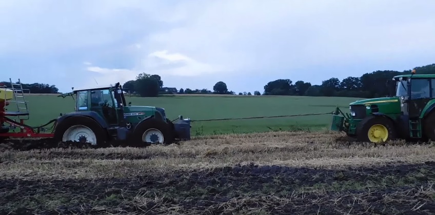 Vastgereden Fendt Vario 818
