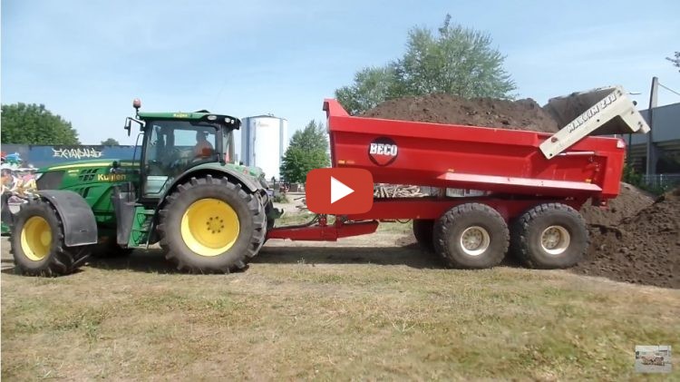 JOHN DEERE 6140R MET BECO MAXXIM 240 DUMPER -- Benno Van Woudenberg