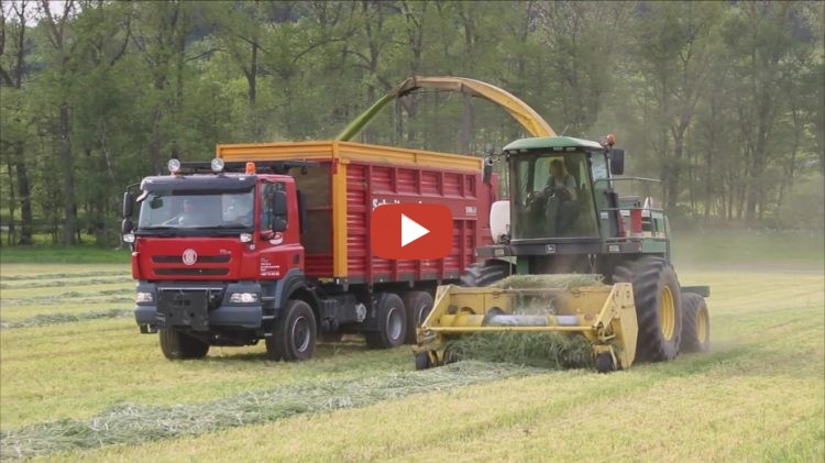 Silage 2017 - John Deere 6810 + Tatra Phoenix + New Holland T7.315
