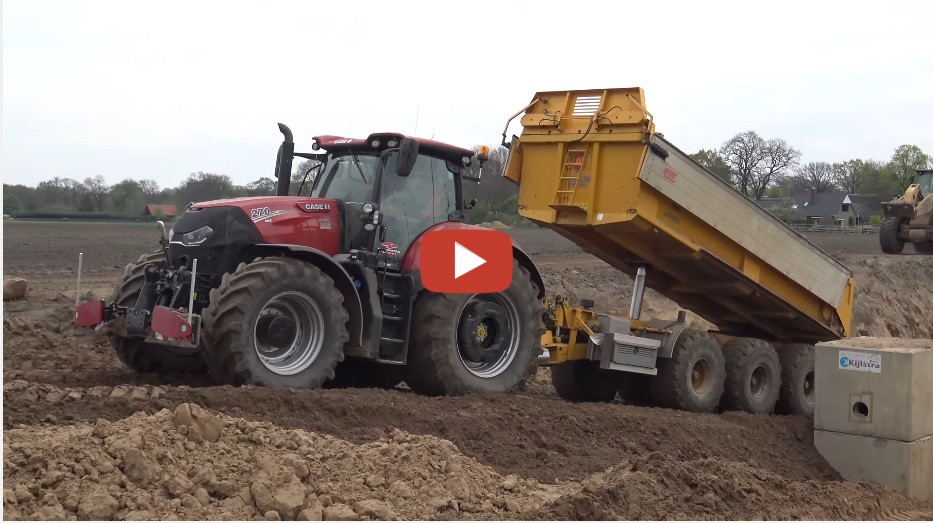 CASE IH OPTUM 270 CVX MET EEN 3 ASIGE ALASCO DUMPER CASE PUMA 200 ...