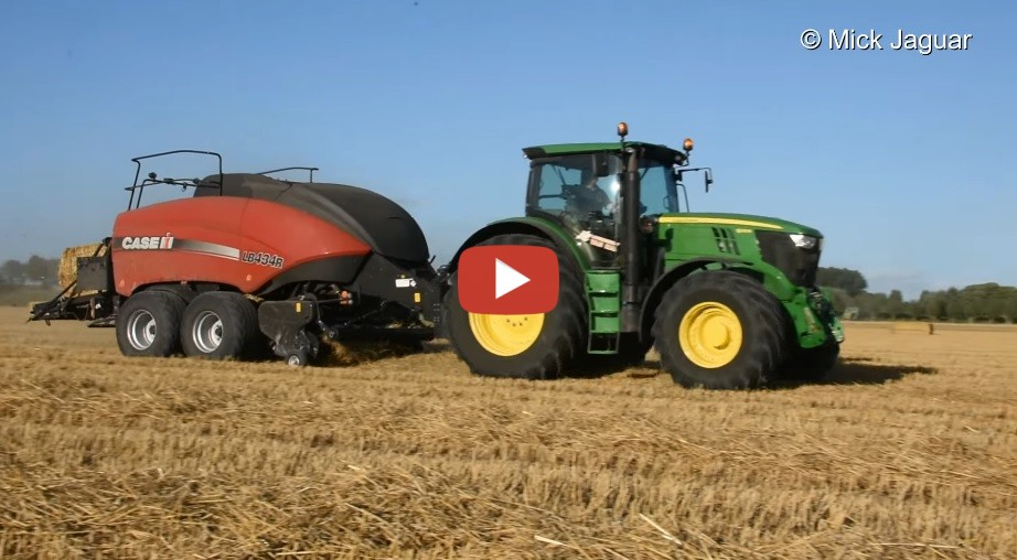 John Deere 7930 & NH Bigbaler 1290 + JD 6210R & Case IH LB434R ...