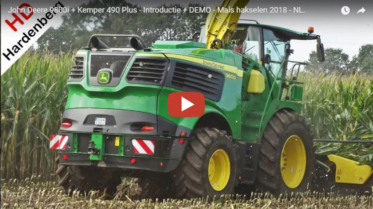 Introductie en DEMO van de splinternieuwe John Deere 9800i + Kemper 490 ...