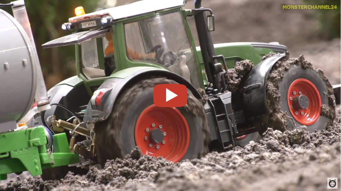 RC trekker Fendt vastgereden Case Quadtrac, John Deere, Fendt en ...