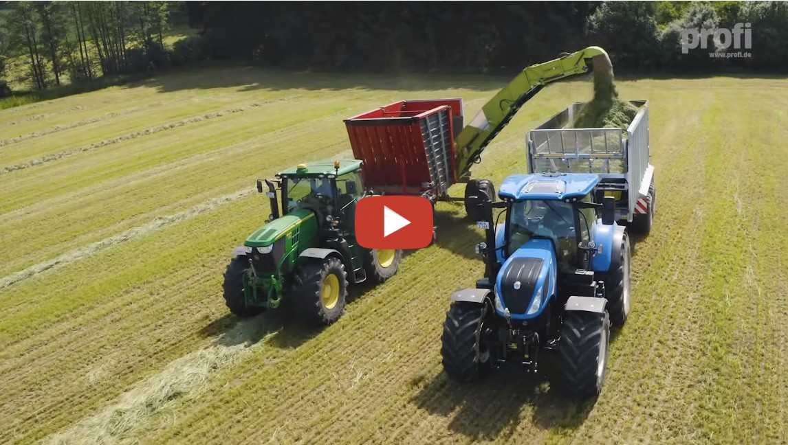 Fliegl Büffel vernieuwde overlaad wagen voor gras getest in Duitsland ...