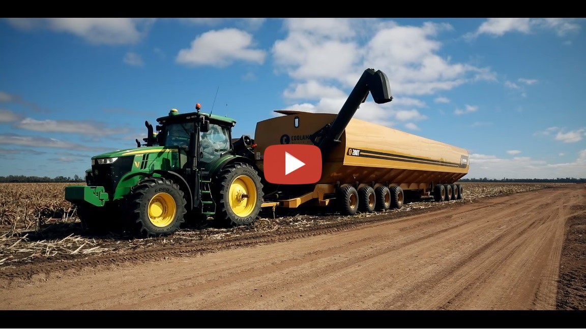 Oogst met de Coolamon 200T Locatie Emerald: NSW Australia