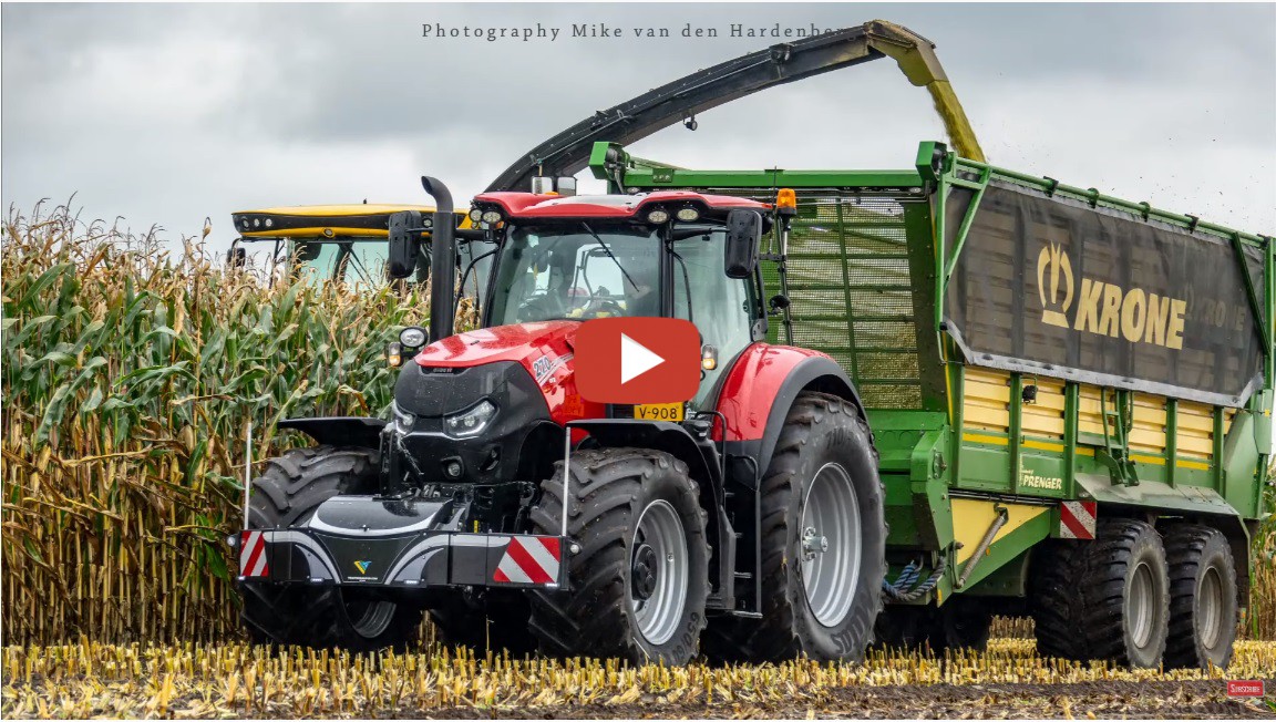 r Loonbedrijf Prenger uit Den Velde. Mais hakselen 2020 met een New ...