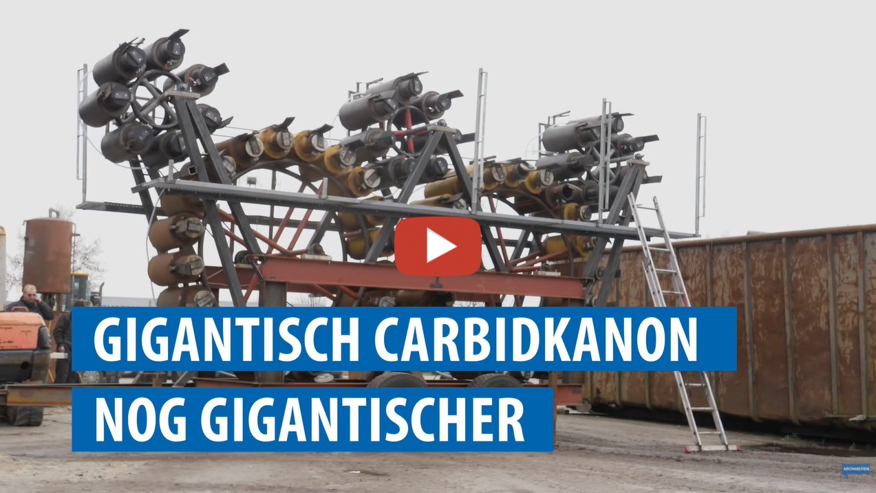 Nu zelfs 61 melkbussen.......Het carbidkanon van Henk Jan Reinders (57 ...