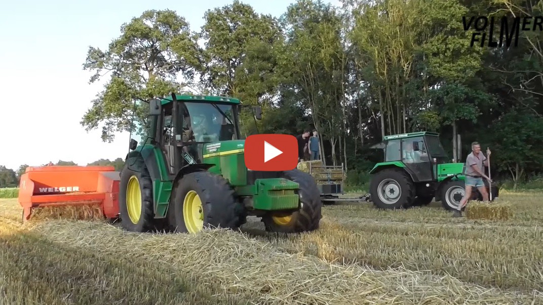 VolmerFilm 2021 - Kleine balen stro persen en opladen. - John Deere ...