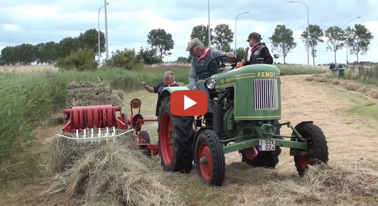 Hooien hoe het vroeger was..... - Fendt Dieselross F20 - Garnier 836 - Ford 6600 - Deutz D30 ...