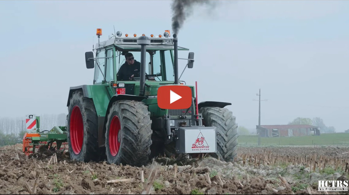 2022 -- Fendt 612 LSA aan het cultiveren --Super Sound -- Turbo, open ...