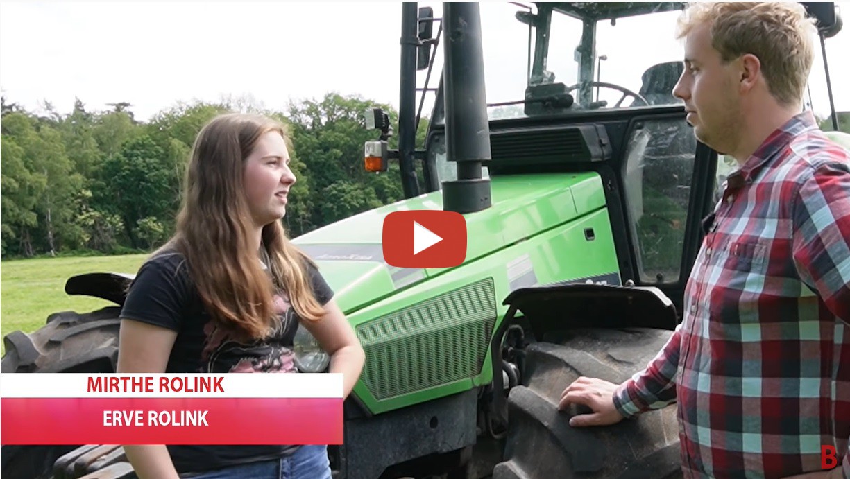 Mirthe Rolink, student in de agrarische sector (Dronten), vertelt hoe ...