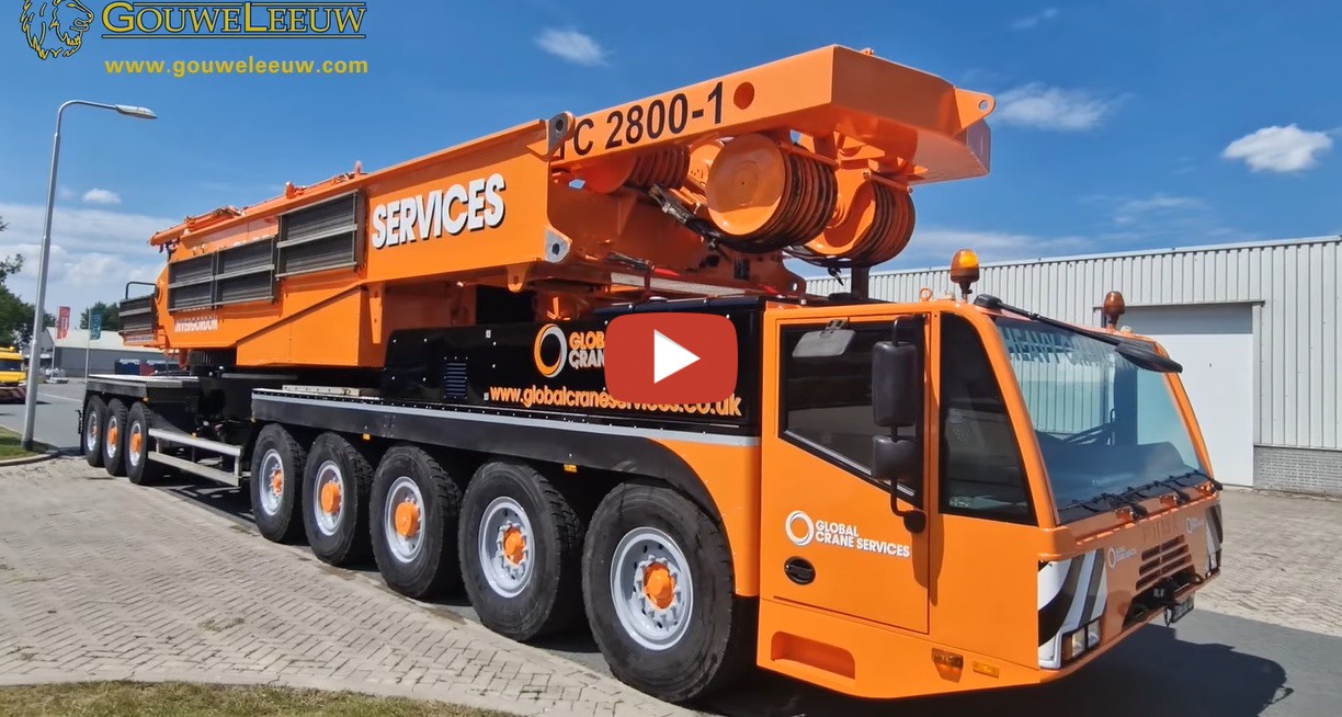 Gouweleeuw bv -- Restauratie en spuiten van een TEREX DEMAG TC 2800-1 ...