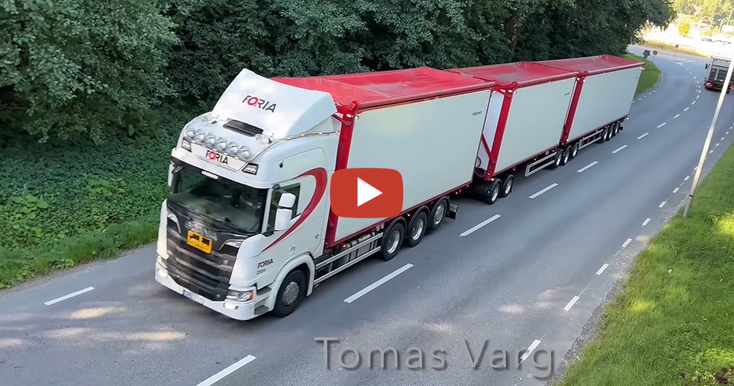 Scania R770 V8...... De langste truck in Zweden........ 34 meter lang ...