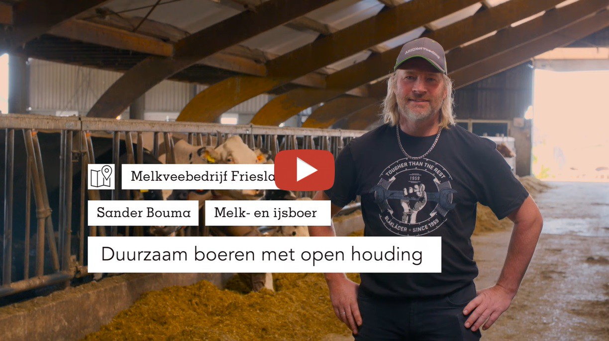 Ondernemersverhaal van Melkveehouder Sander Bouma: Sander boert ...