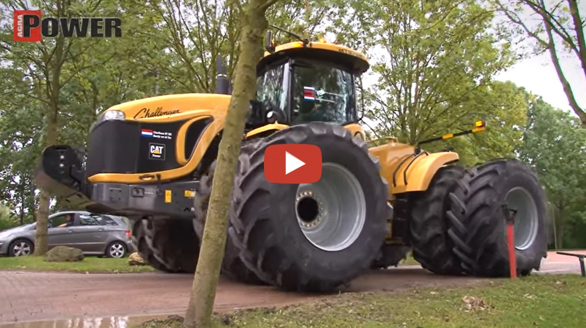 Agrio Girlpower...- De Caterpillar Challenger, een 27 ton zware ...