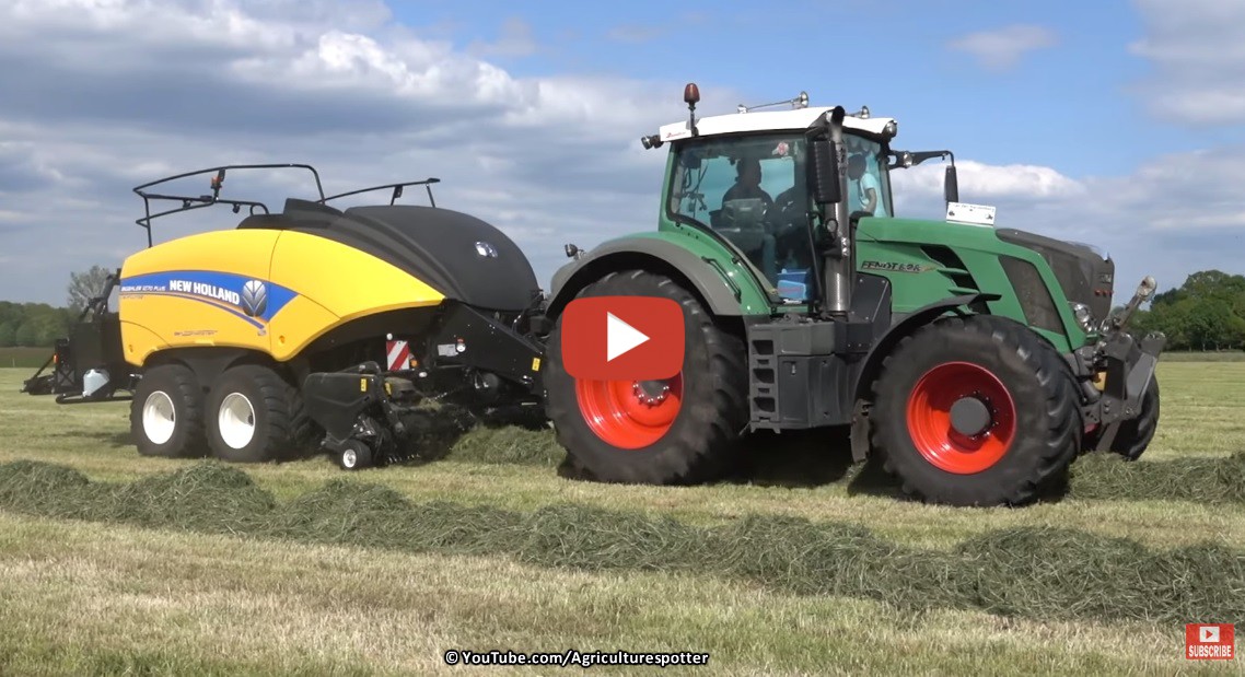 Agriculturespotter 2023 - Balen persen en wikkelen met een Fendt 828 ...
