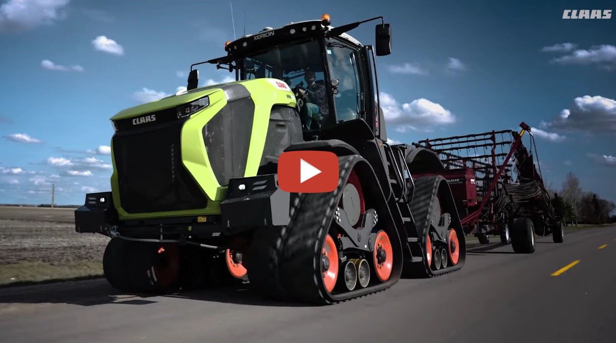 De nieuwe Claas Xerion 12.650 Terra Trac met 653 pk onder de kap ...