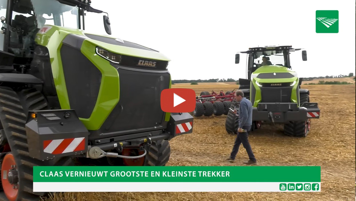 Nieuwe Oogst -- Claas vernieuwt grootste en kleinste trekker... Dit is ...