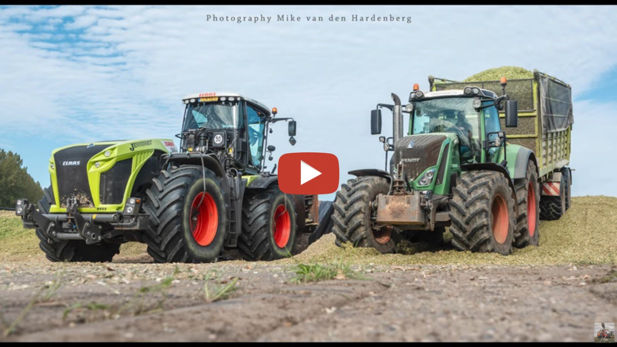 Mike van den Hardenberg --Loonbedrijf Jennissen uit Den Dungen die aan ...