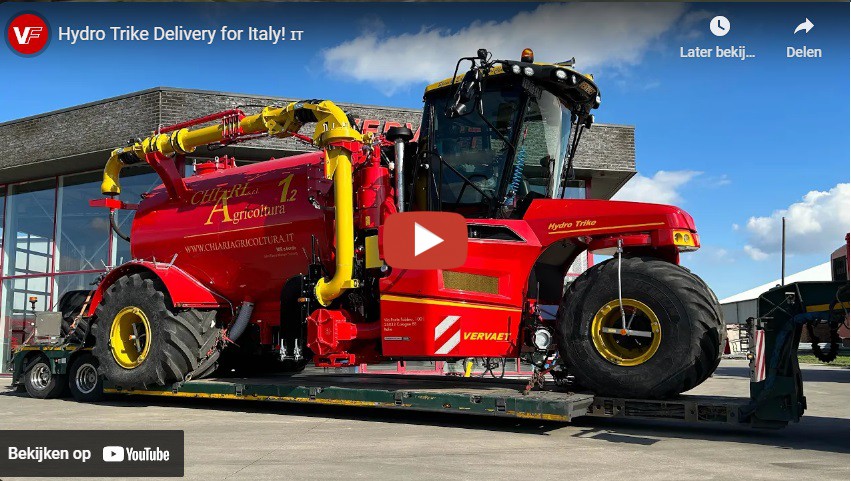Vervaet Hydro Trike gaat op reis naar Italië -- Frans Vervaet B.V.