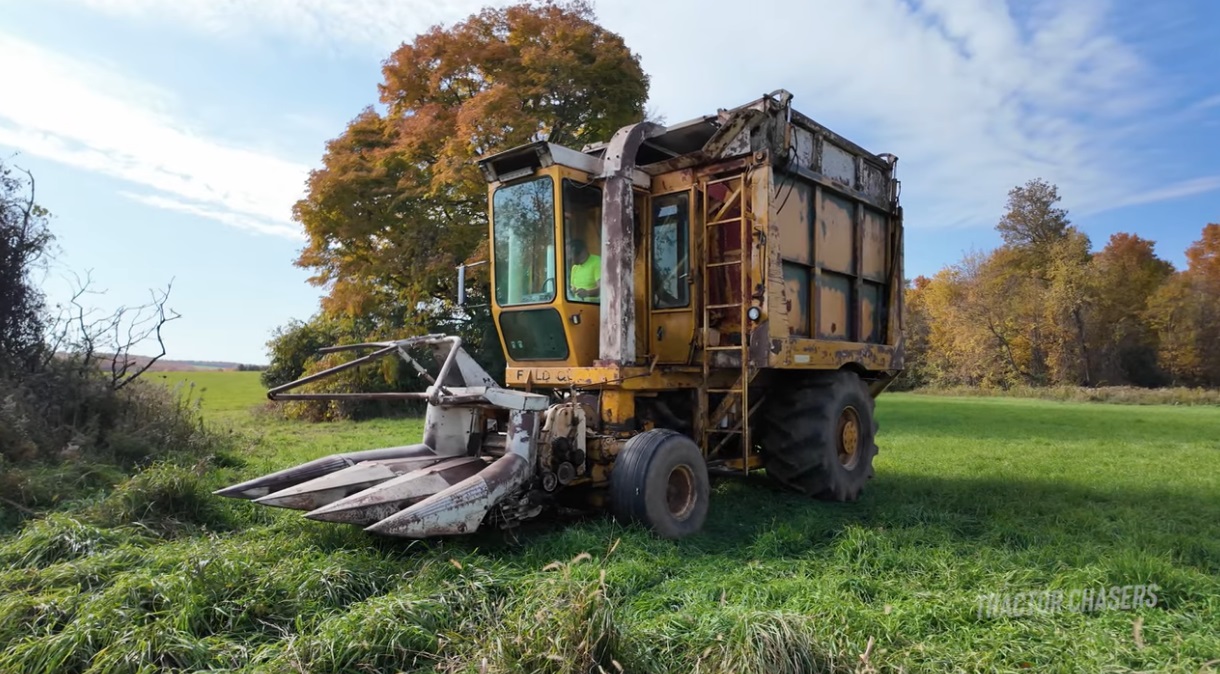 Field Queen aan het mais hakselen in Amerika 2024 -- Tractor Chasers