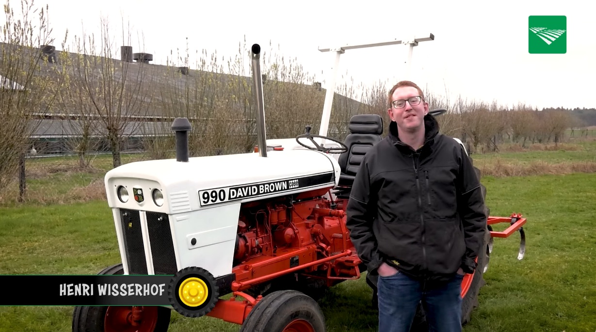 Deze week in POAH!: de David Brown 990 van Henri Wisserhof uit Veenendaal. De trekker is gebouwd ...