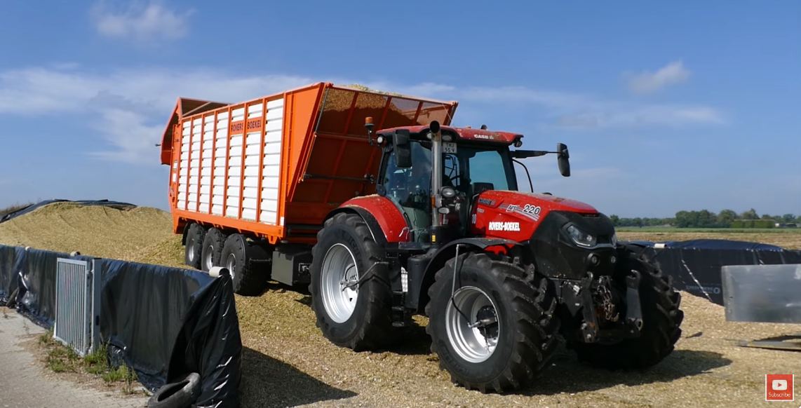 Loonbedrijf Rovers uit Boekel aan het hakselen 2025 met een Claas ...