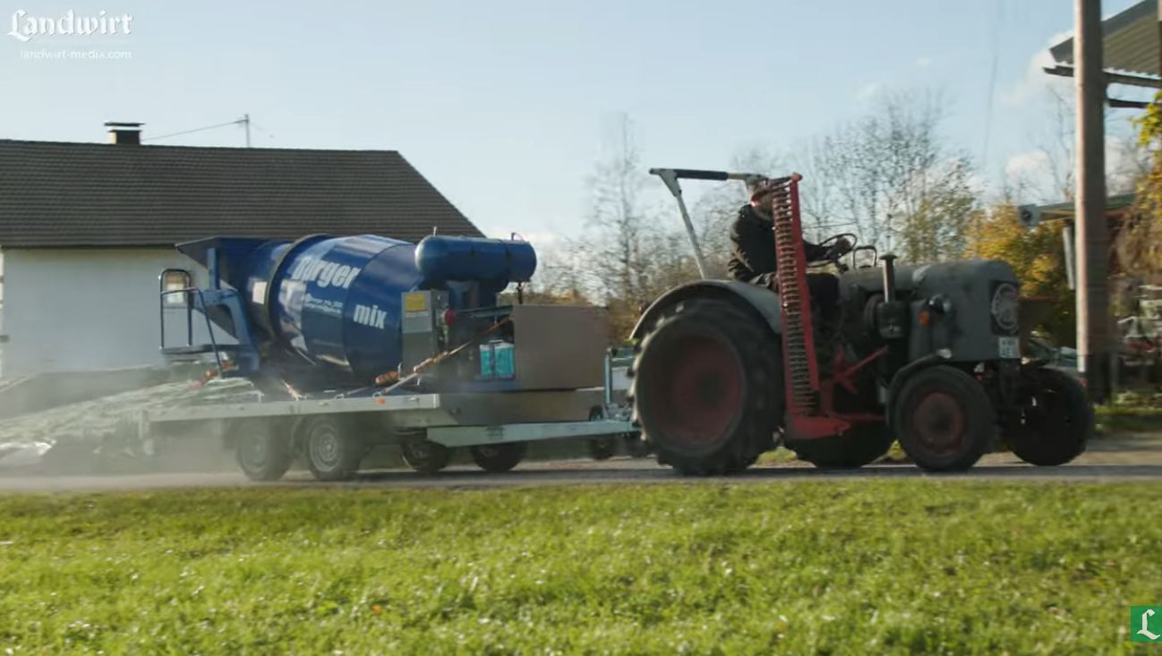 Mobiele betonmixer voor kleinverbruikers. 0,9 m³ landwirt-media